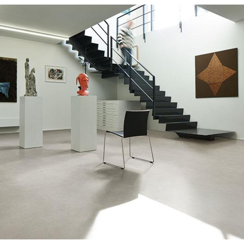 Линолеум Forbo Eternal Material 12432 light textured concrete ⭐️фото с ...